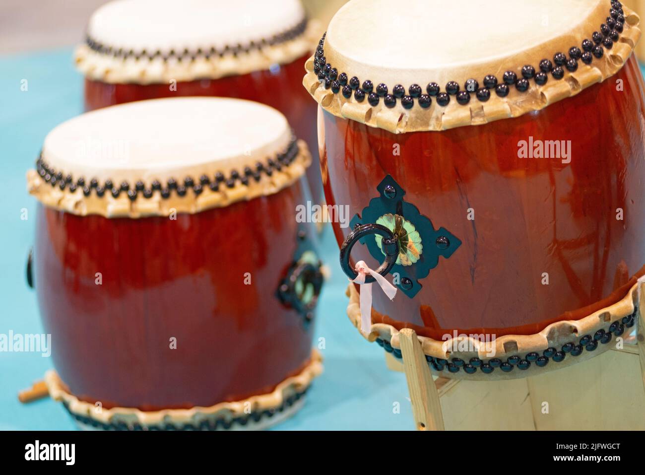 Taiko, Japanese Drums Percussion Stock Photo - Alamy