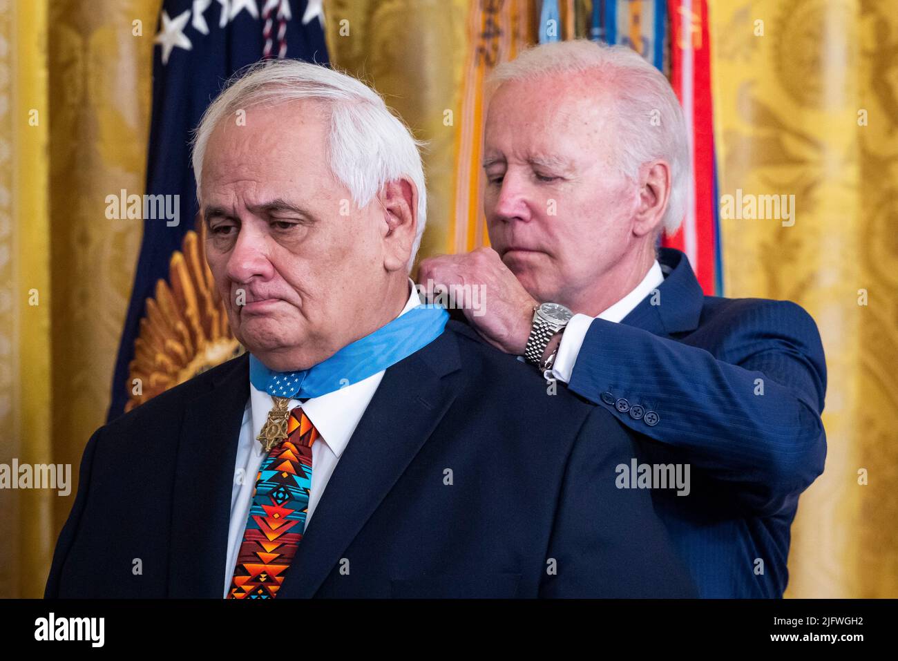 US President Joe Biden awards the Medal of Honor to Specialist Five ...