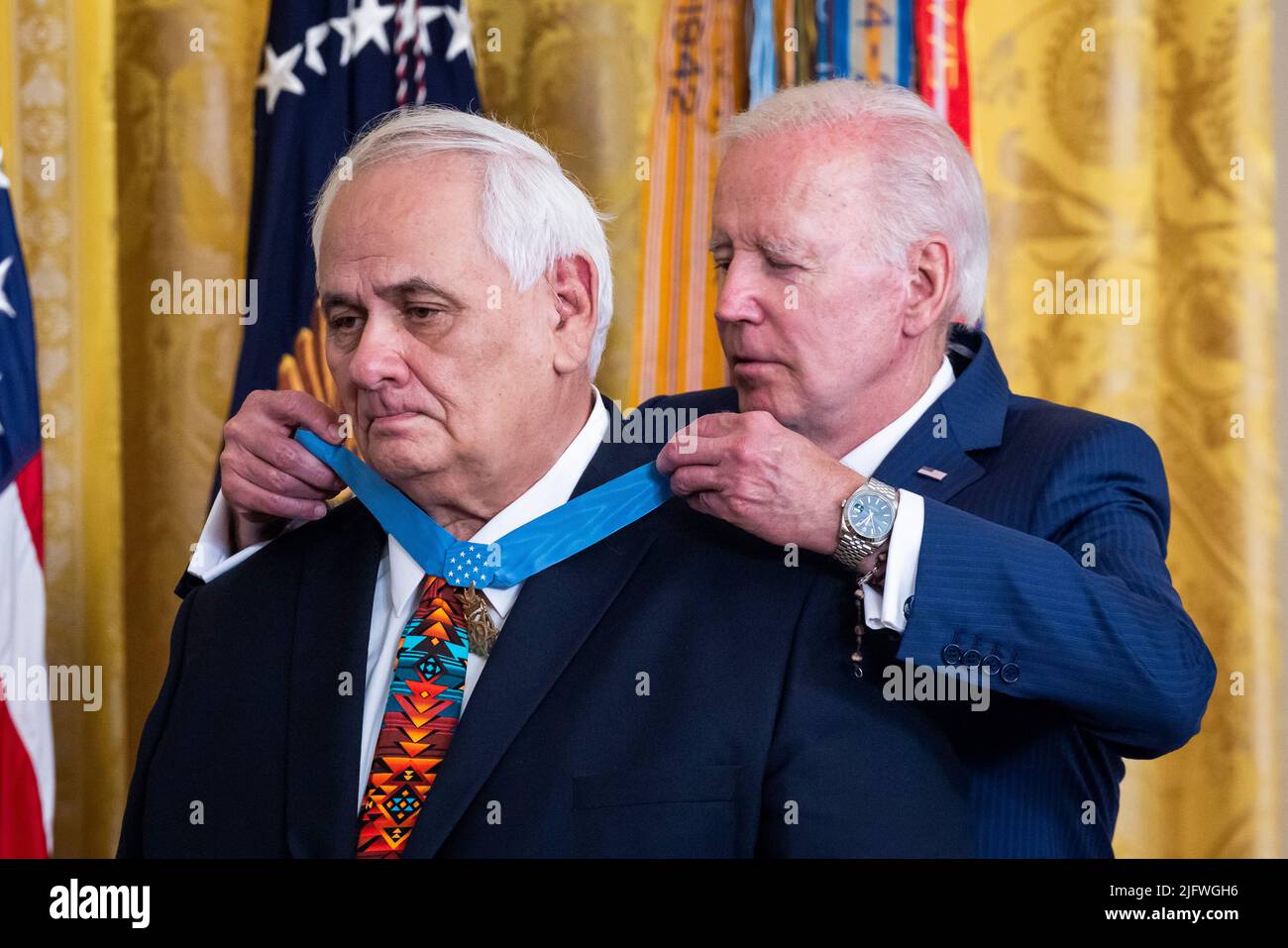 US President Joe Biden awards the Medal of Honor to Specialist Five ...