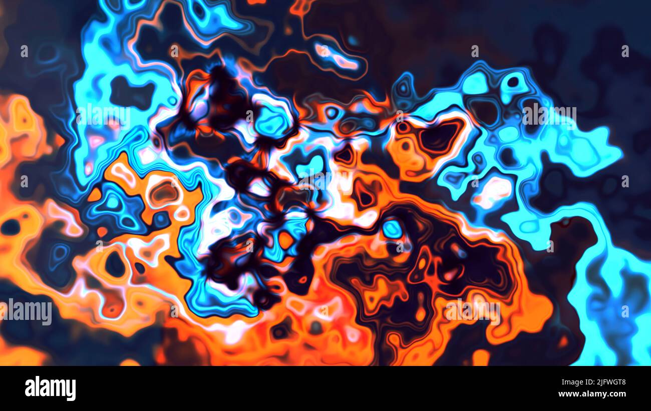 Bright flashing pattern with swirling colors. Motion. Digital fluid art with flickering flashes ...