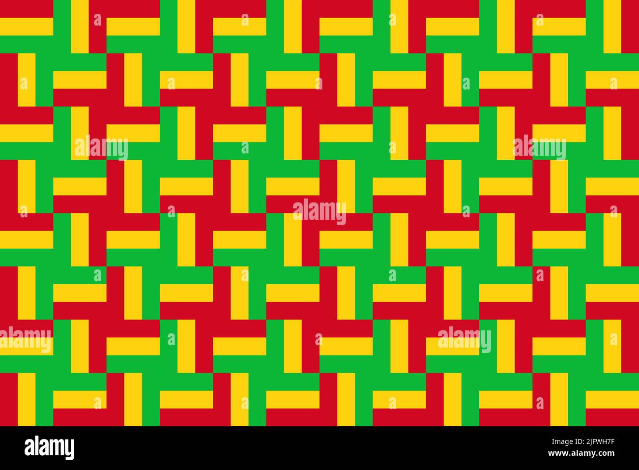 Geometric pattern in the colors of the national flag of Mali. The ...