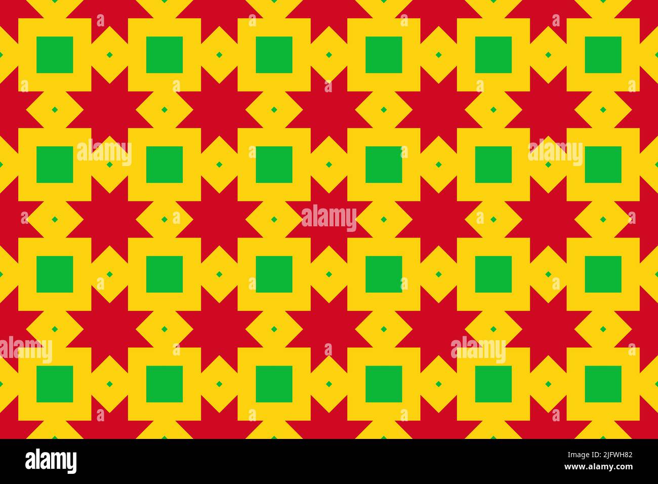 Geometric pattern in the colors of the national flag of Mali. The ...