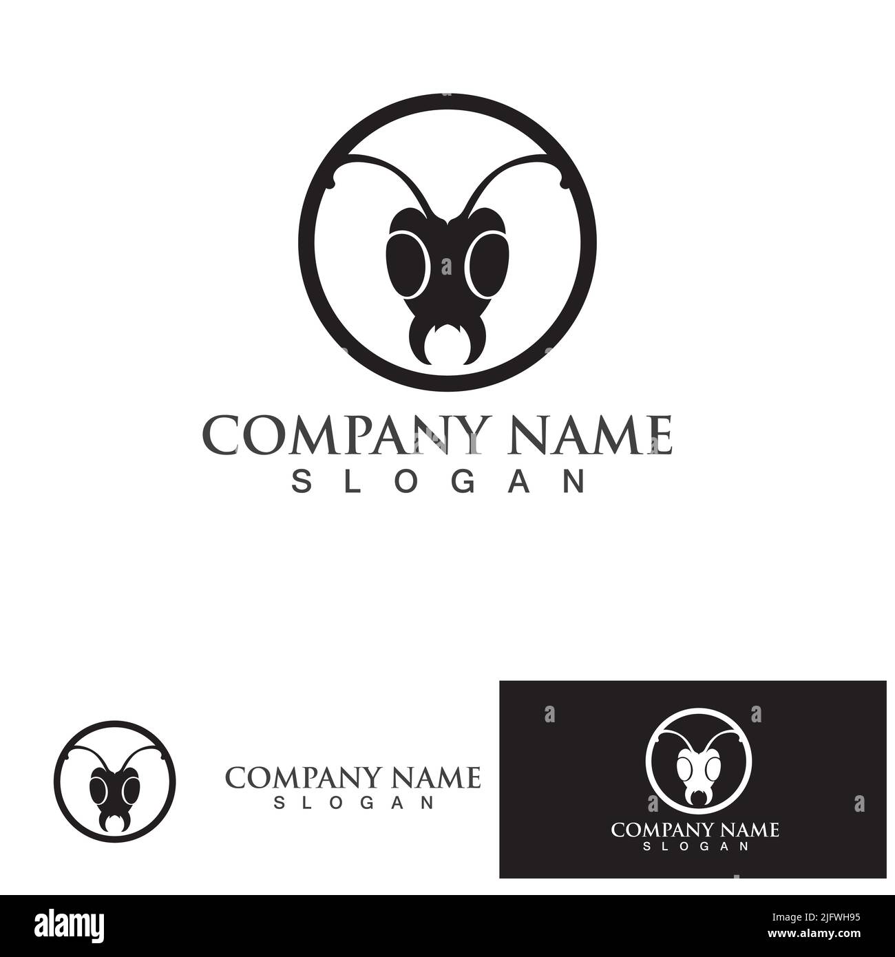 Ant Logo template vector illustration design Stock Vector Image & Art ...