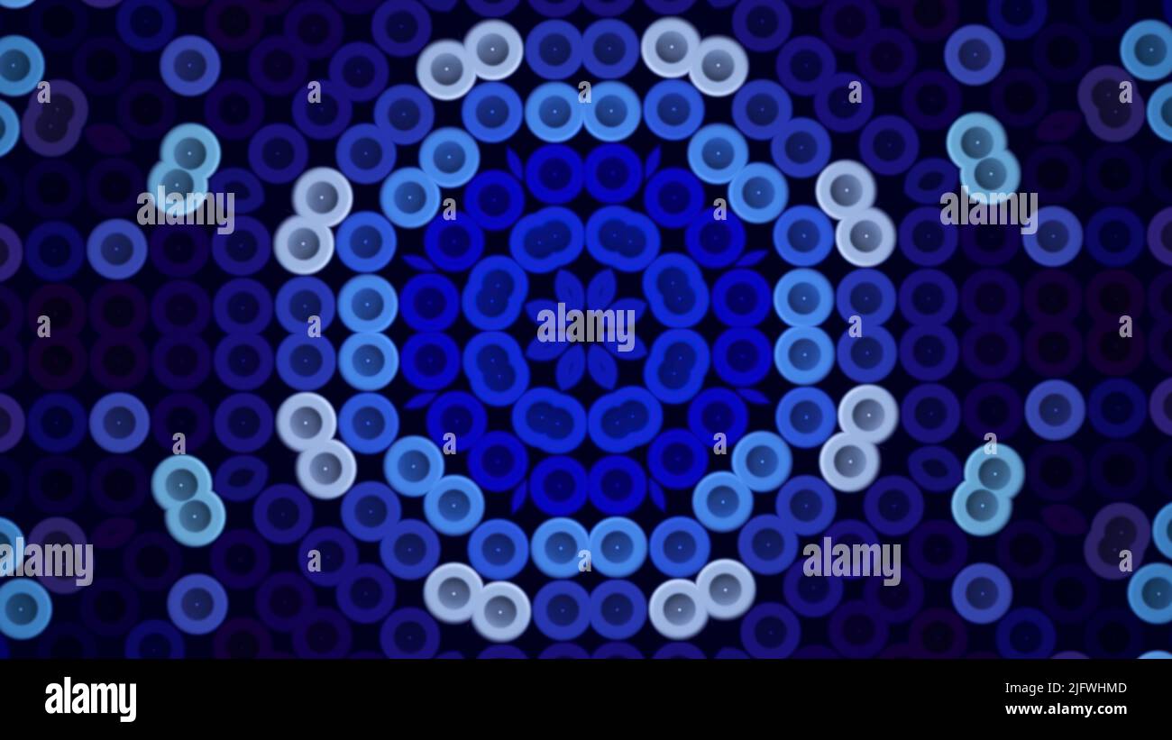 Flower with flashing dots with LED effect. Media. Background with ...