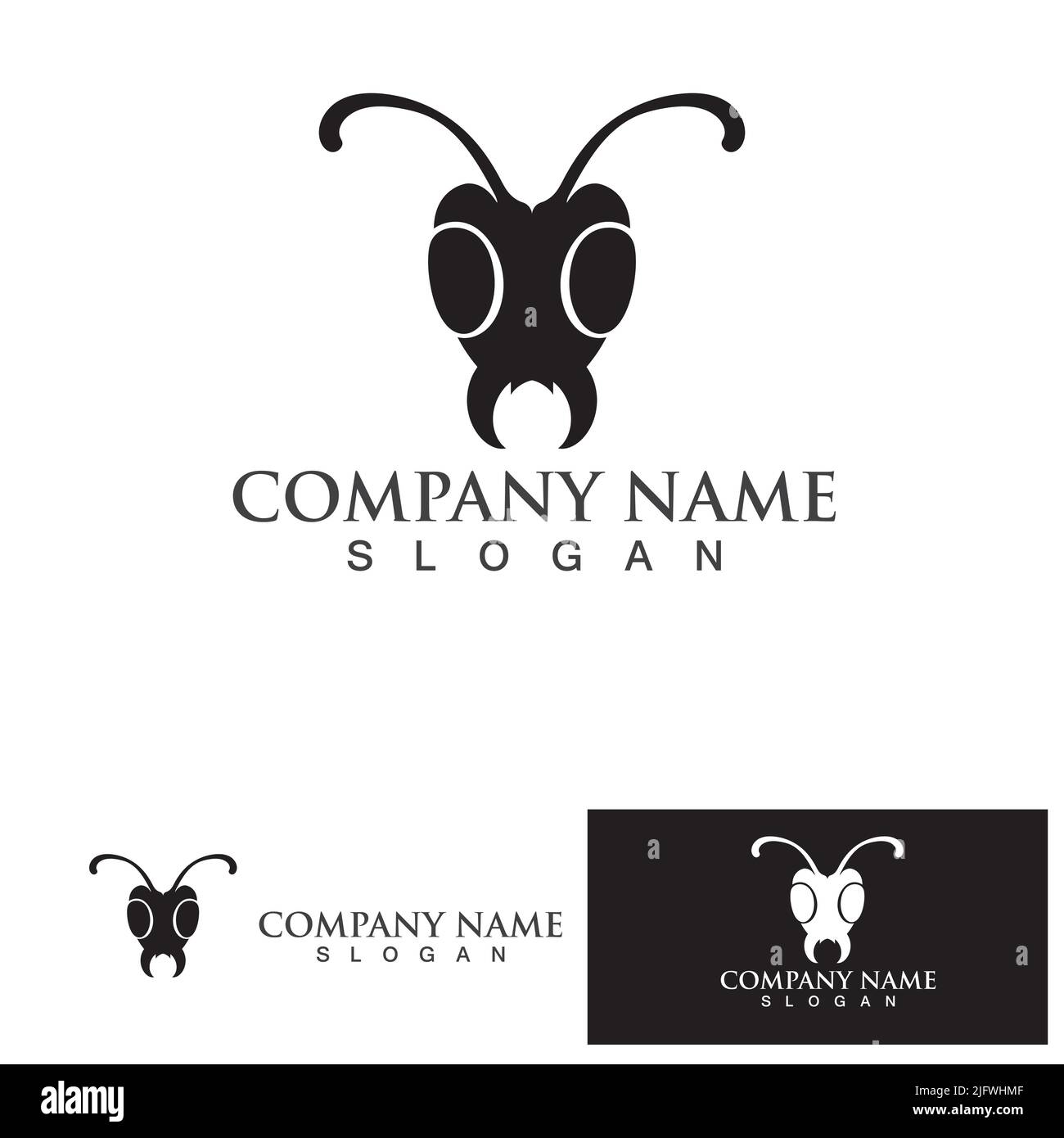 Ant Logo template vector illustration design Stock Vector Image & Art ...