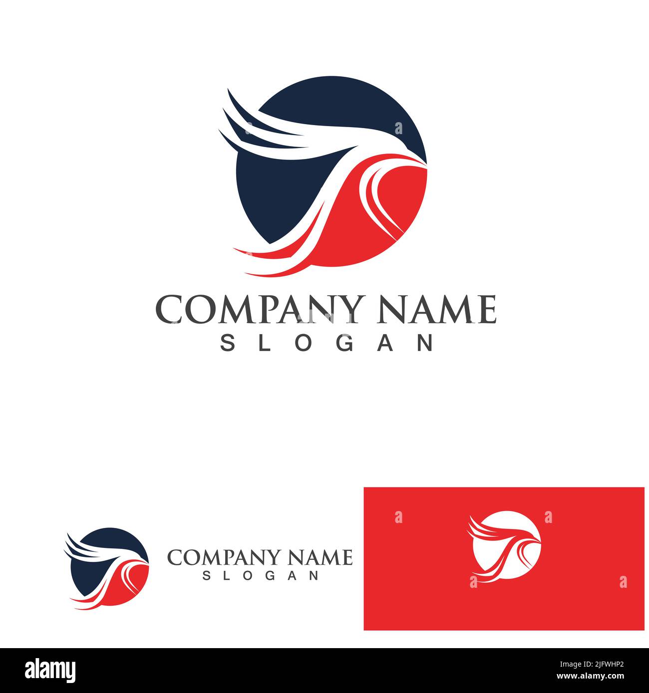 bird logo vector icon design template Stock Vector Image & Art - Alamy