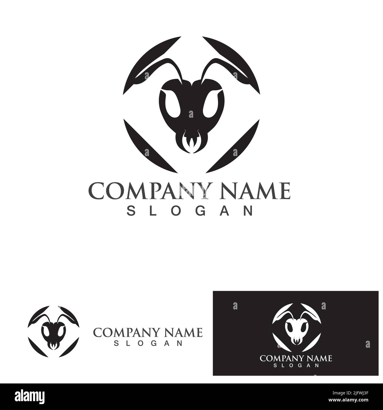 Ant Logo template vector illustration design Stock Vector Image & Art ...