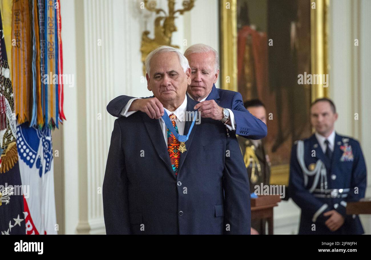 Washington, United States. 05th July, 2022. President Joe Biden awards ...