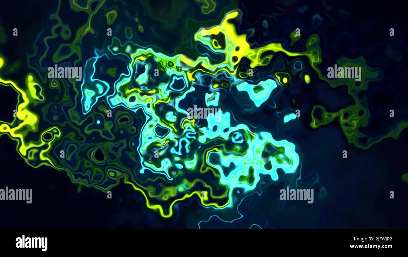 Bright dirt that makes patterns.Motion.Colorful sparkling patterns in ...