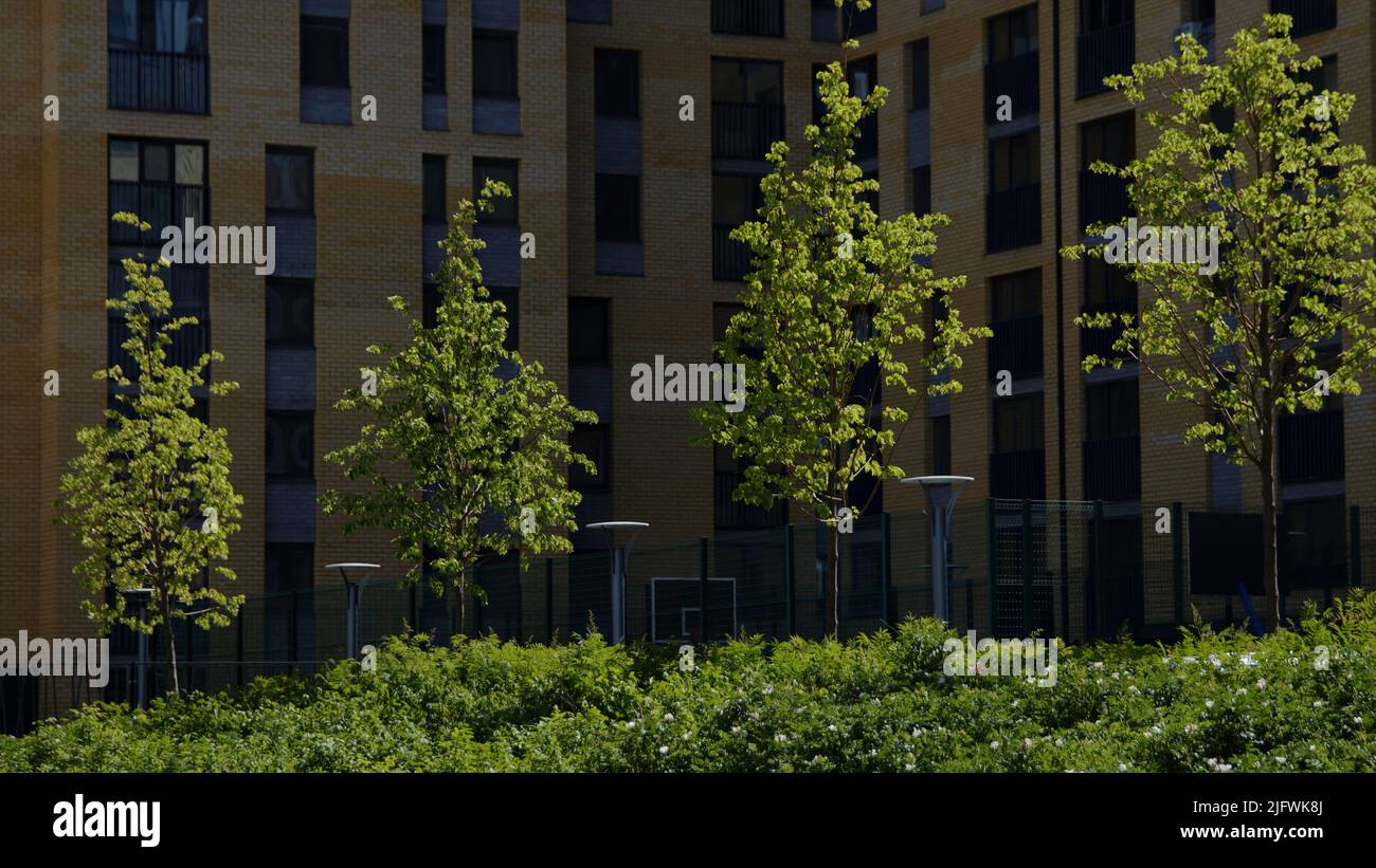 Drone footage residential property beautiful hi-res stock photography ...