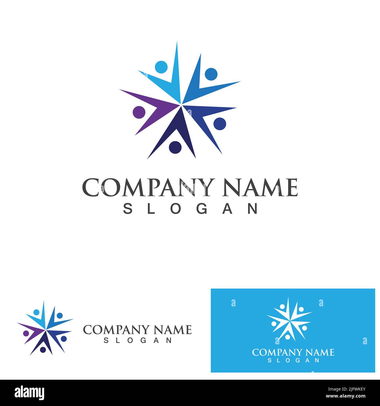 Community Logo Design Template for Teams or Groups.network and social ...