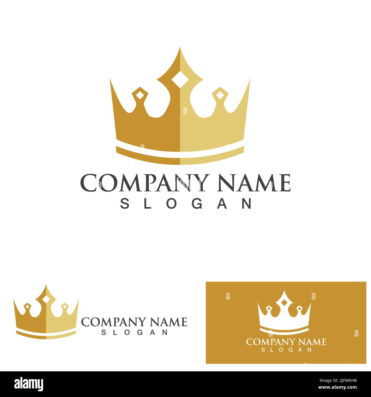 Crown Logo Template vector illustration Stock Vector Image & Art - Alamy