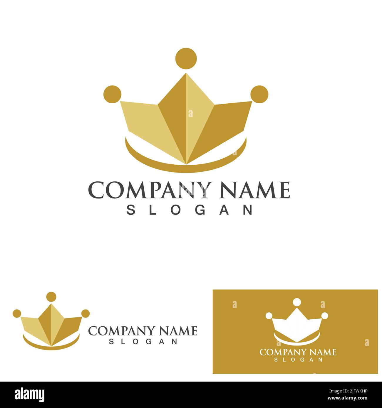 Crown Logo Template vector illustration Stock Vector Image & Art - Alamy