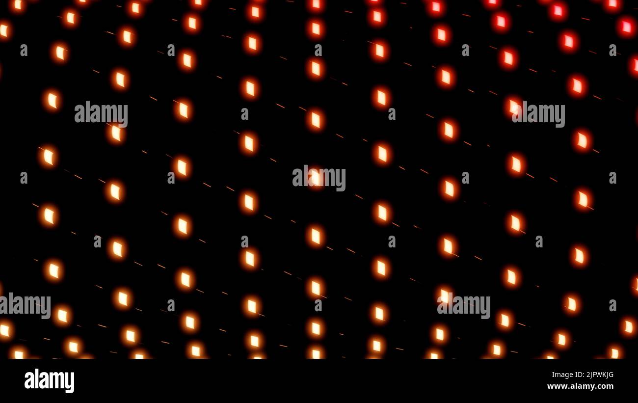 Colorful circles continuously rotating in bending lines. Design ...