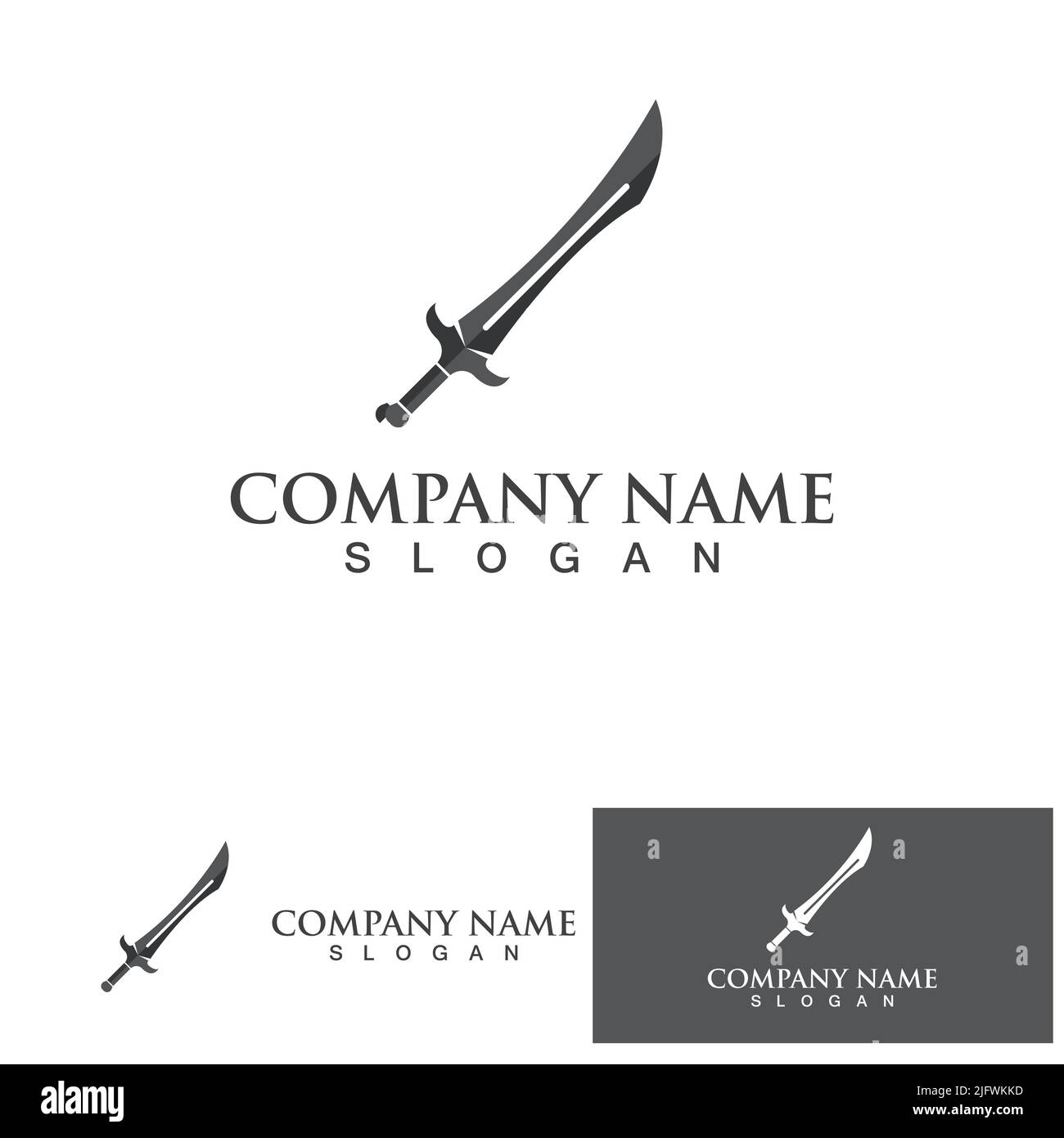 Sword game item vector symbol logo Stock Vector Image & Art - Alamy