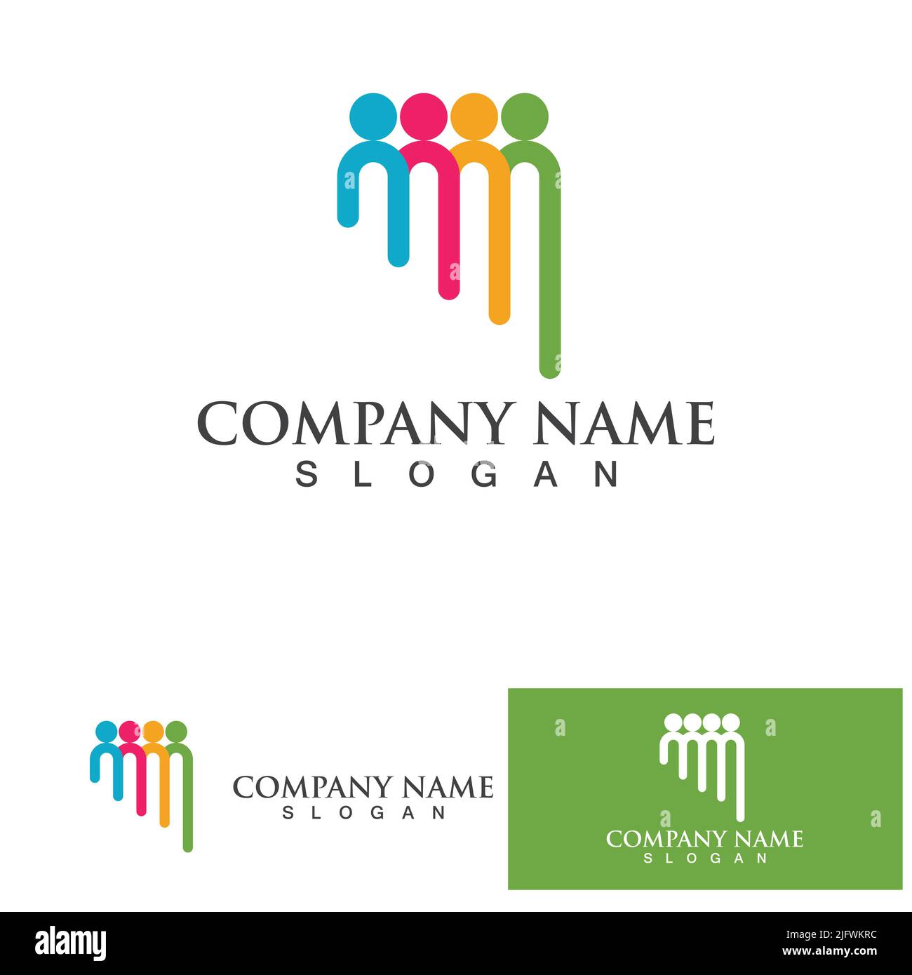 Community Logo Design Template for Teams or Groups.network and social ...