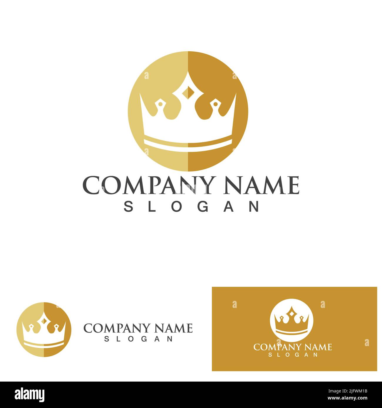 Crown Logo Template vector illustration Stock Vector Image & Art - Alamy
