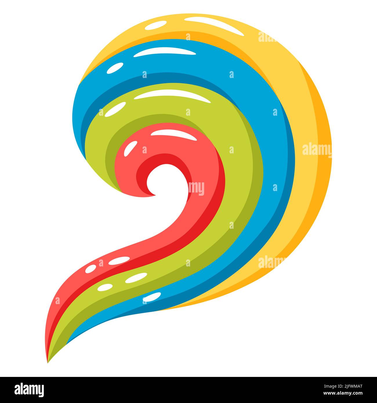 Curly texture fur Cut Out Stock Images & Pictures - Alamy