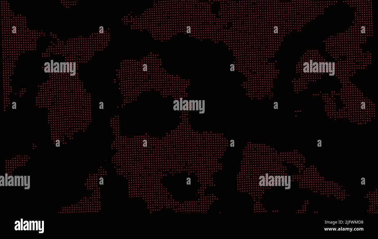 Animation red dots over blue hi-res stock photography and images - Alamy