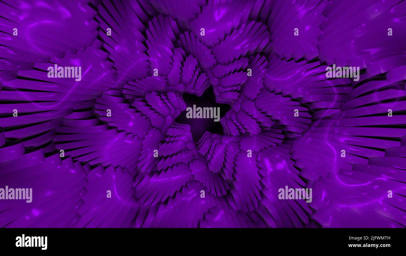 3D layers move in shape of star. Motion. Layers move in spiral with ...