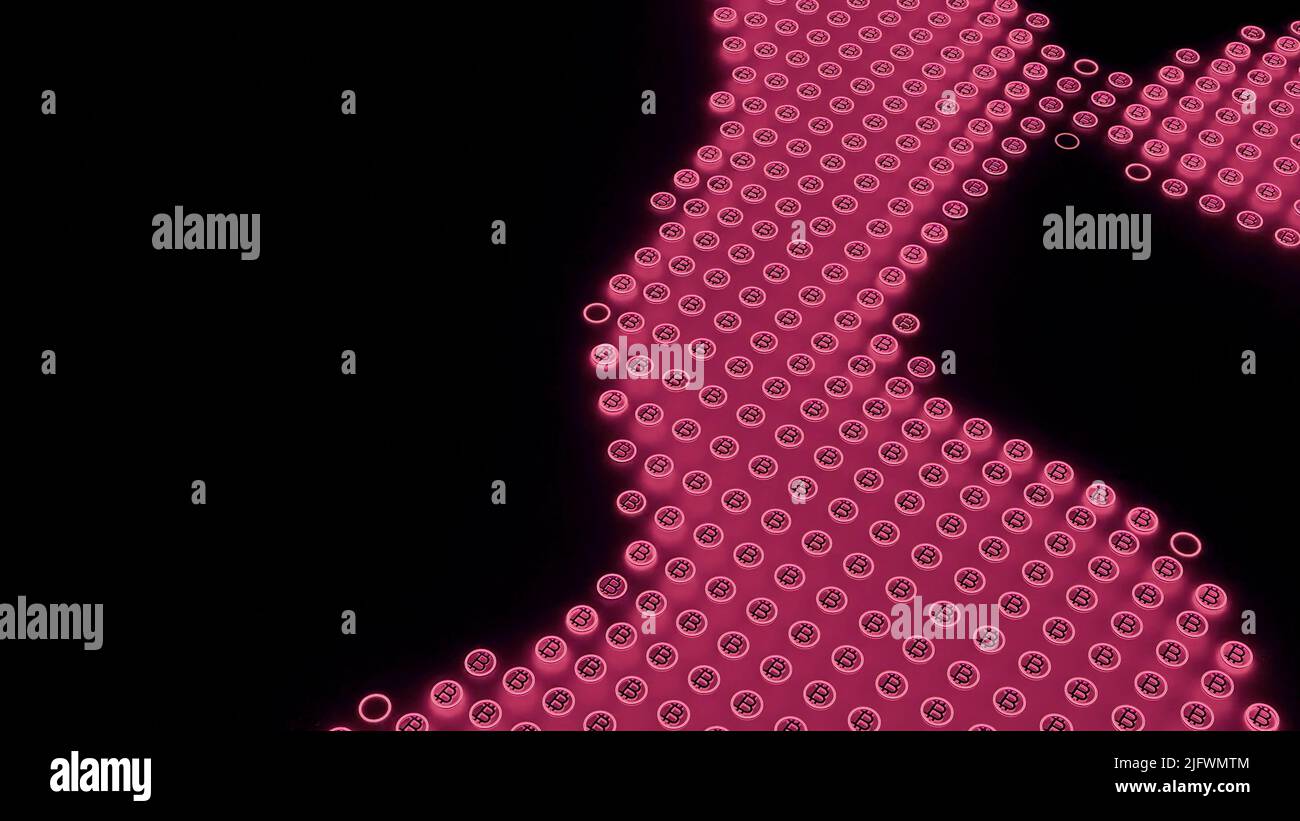 Rotating spot of dots on black background. Deign. 3D colored spot of ...