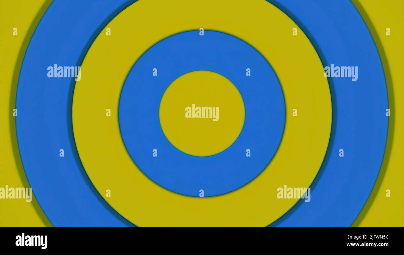 Animation yellow blue shapes circles hi-res stock photography and ...