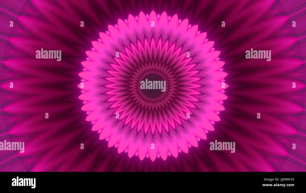 Bright hypnotic circles with pulsation and lines. Motion. Psychedelic pattern with circles and ...