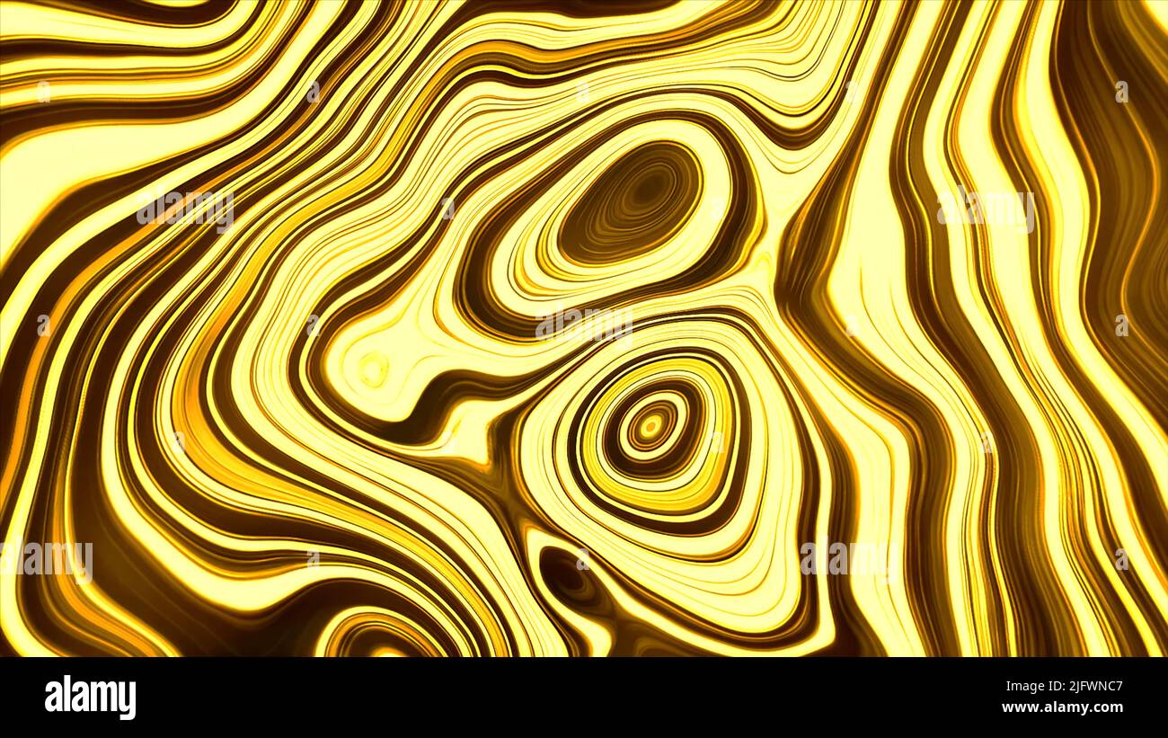 Bright yellow blots.Motion. Light golden hue spots in abstraction that ...