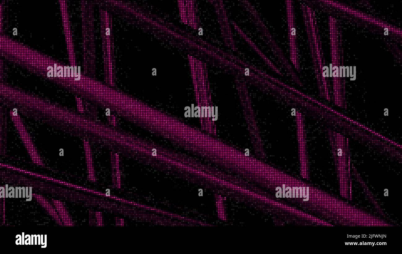 Retro background with moving 3d lines. Motion. 3D lines move on black ...