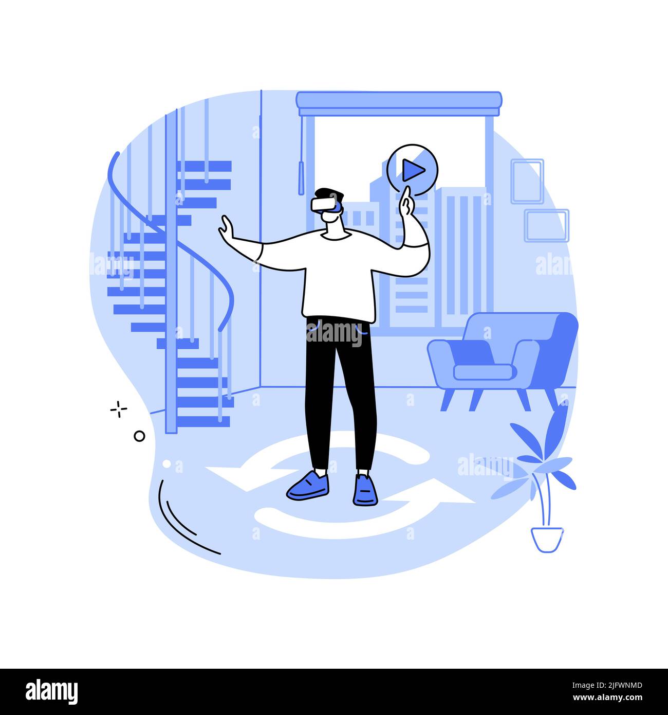 Real estate program Stock Vector Images - Alamy