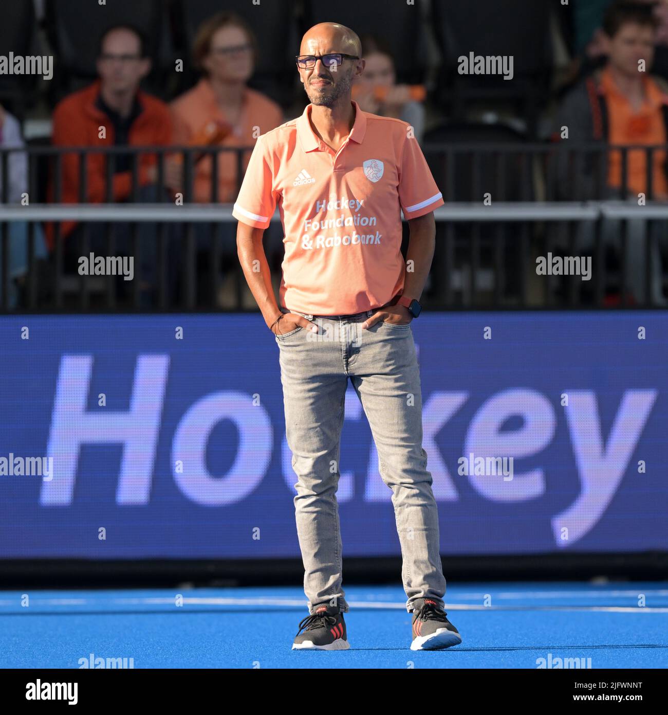 AMSTERDAM - Holland hockey women trainer coach Jamison Mulders during ...