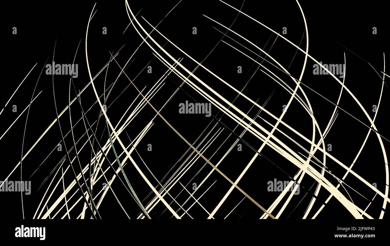 Abstract creative line waves, wavy dynamic pattern. Design. Curvy ...