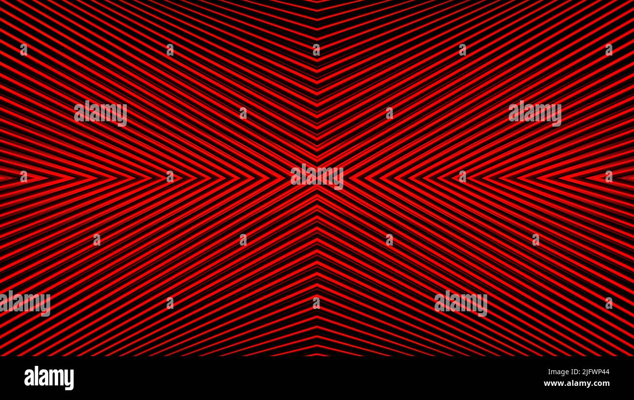 Red background.Motion. A kaleidoscope that is created and moves in ...