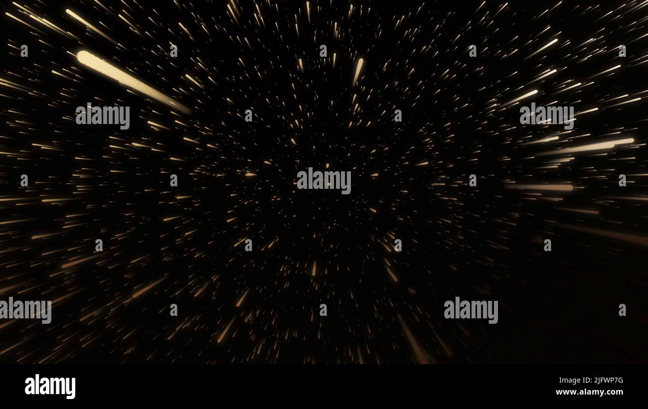 Flying Through stars and nebula In outer space. Motion. Galaxy ...