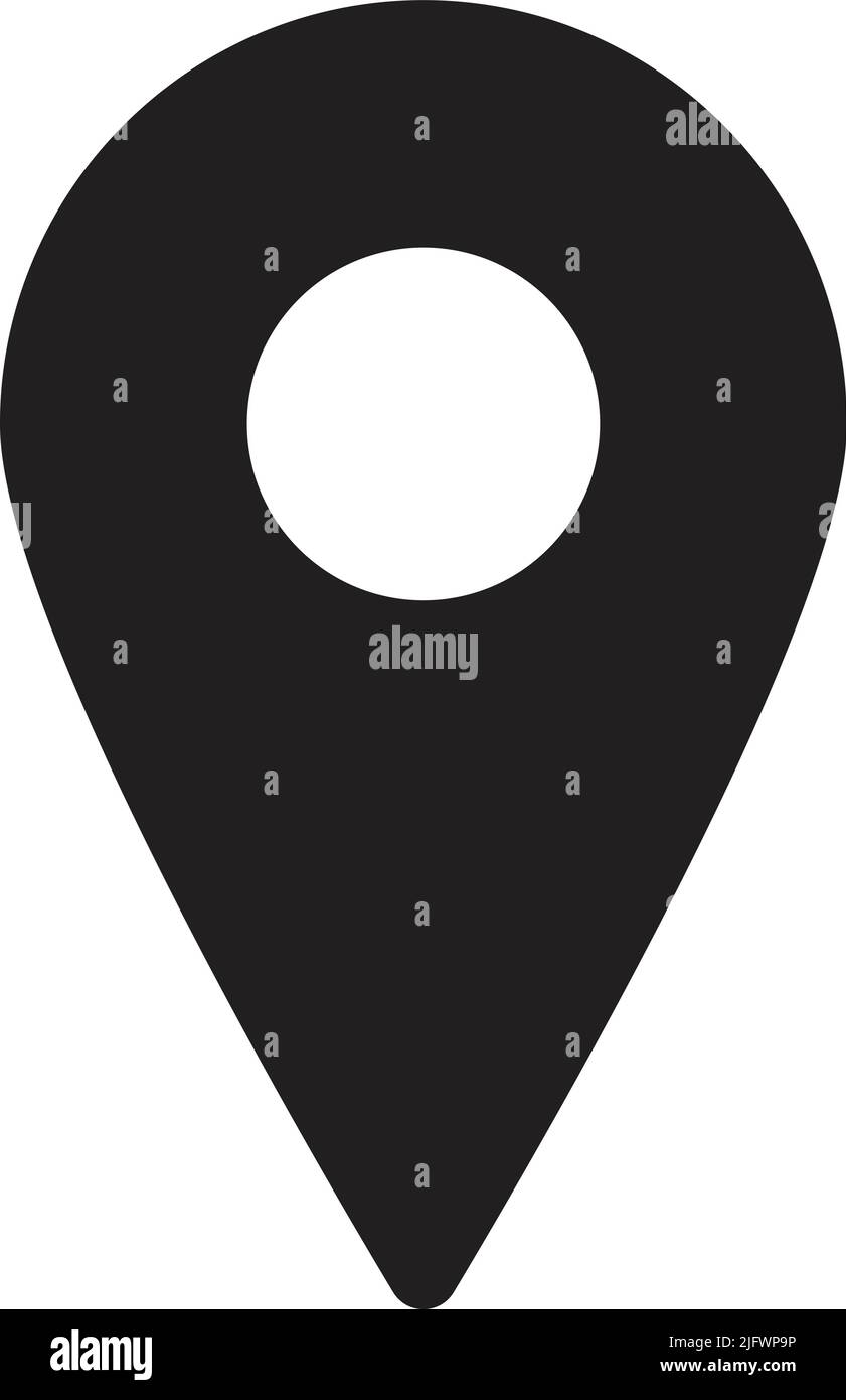 Location icon symbol vector isolated Stock Vector Image & Art - Alamy