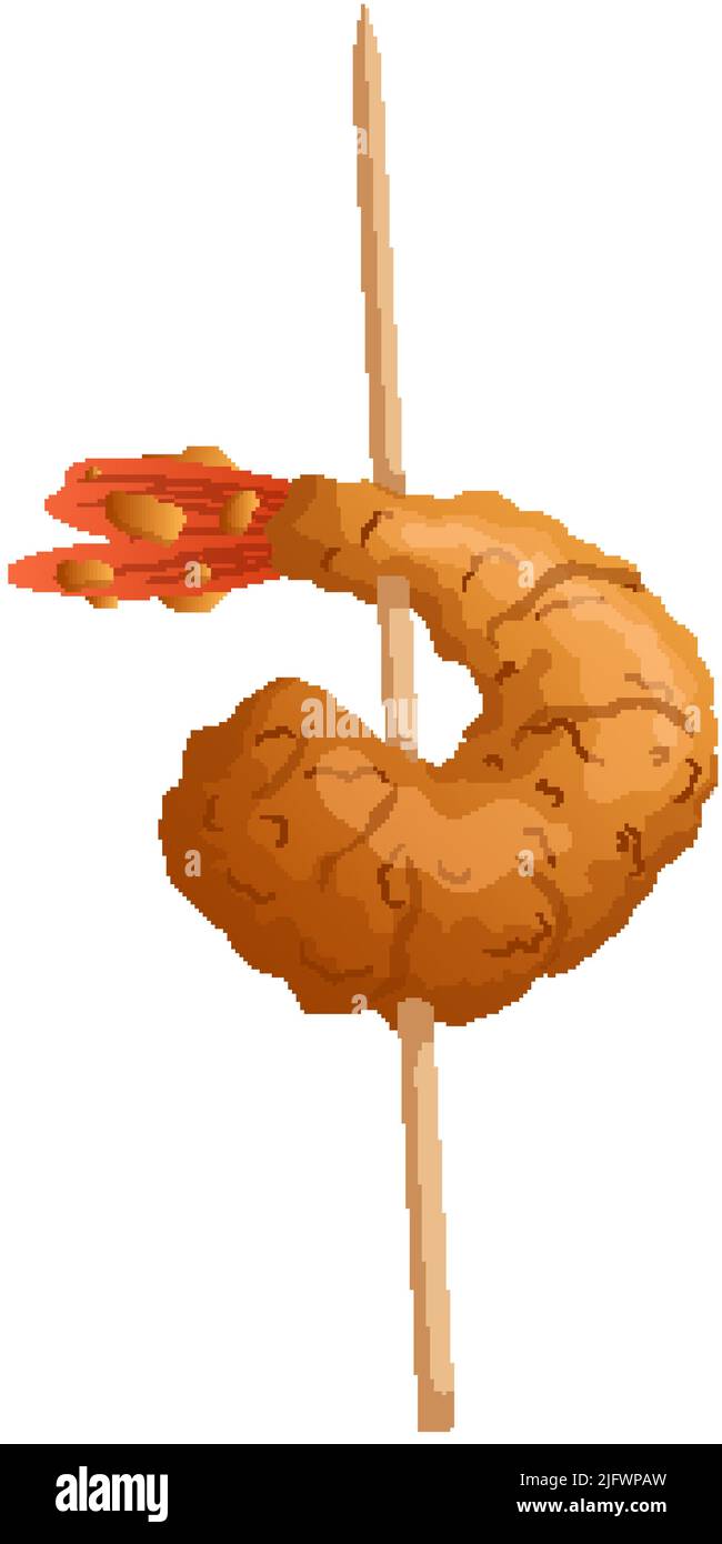 Thai fried rice shrimp Stock Vector Images - Alamy