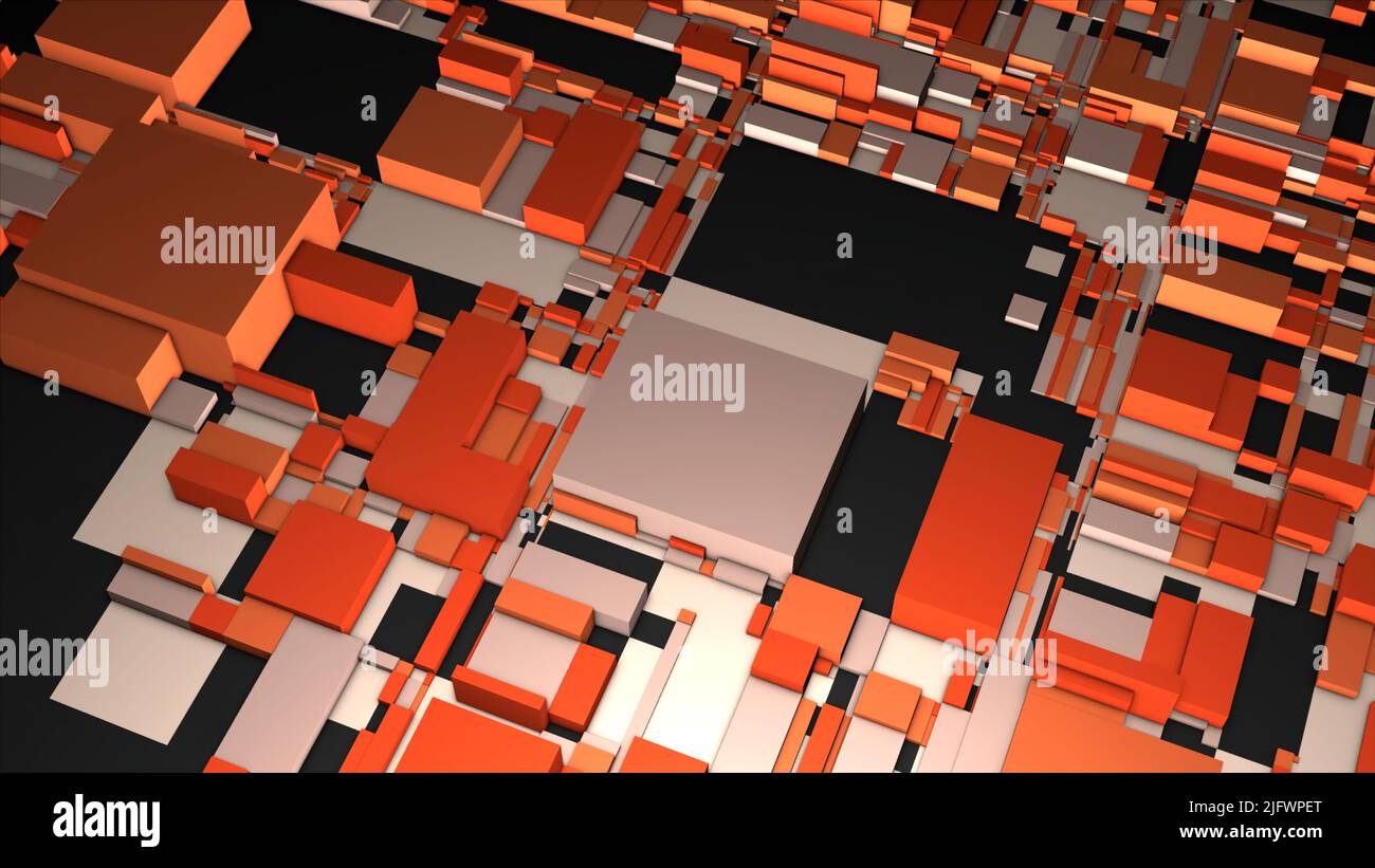 Bright squares and rectangles in abstraction.Motion.Geometric shapes of ...