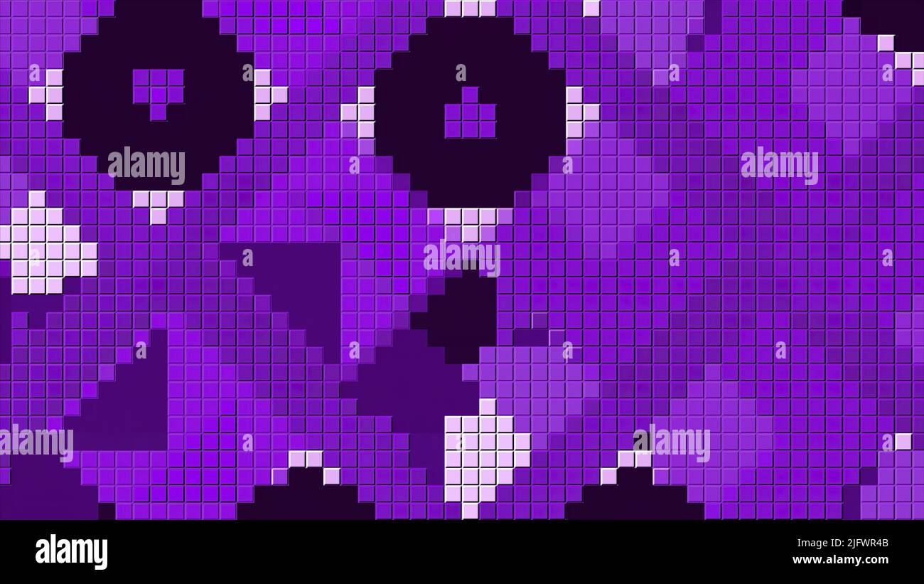 Colorful pixels pattern, concept of modern art. Motion. Geometric ...