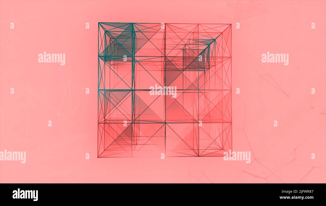 Pink and white background.Motion.A bright background with large bright ...