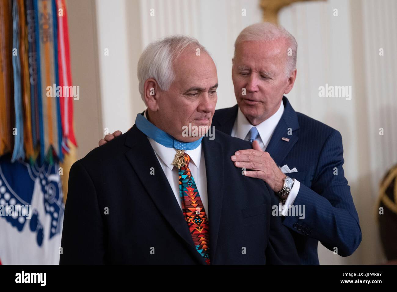 Washington, DC, July 5, 2022. United States President Joe Biden awards ...
