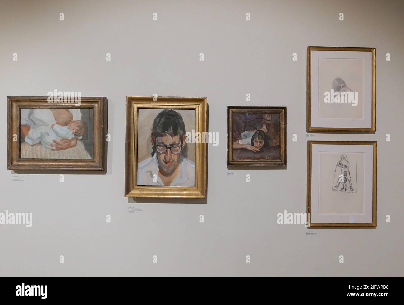 Lucian Freud's son , Alex Boyt . pictured alongside his portrait , Head ...