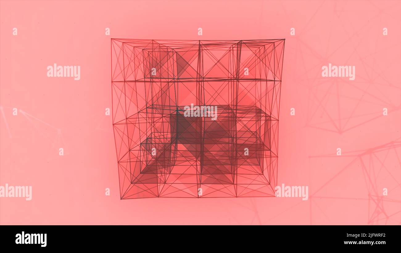 Pink and white background.Motion.A bright background with large bright ...