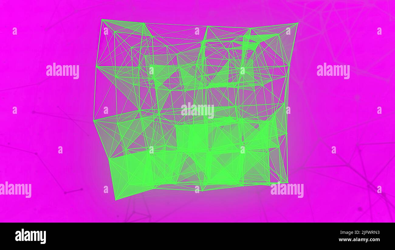 Bright abstraction.Motion.A bright rectangle that is illuminated with ...