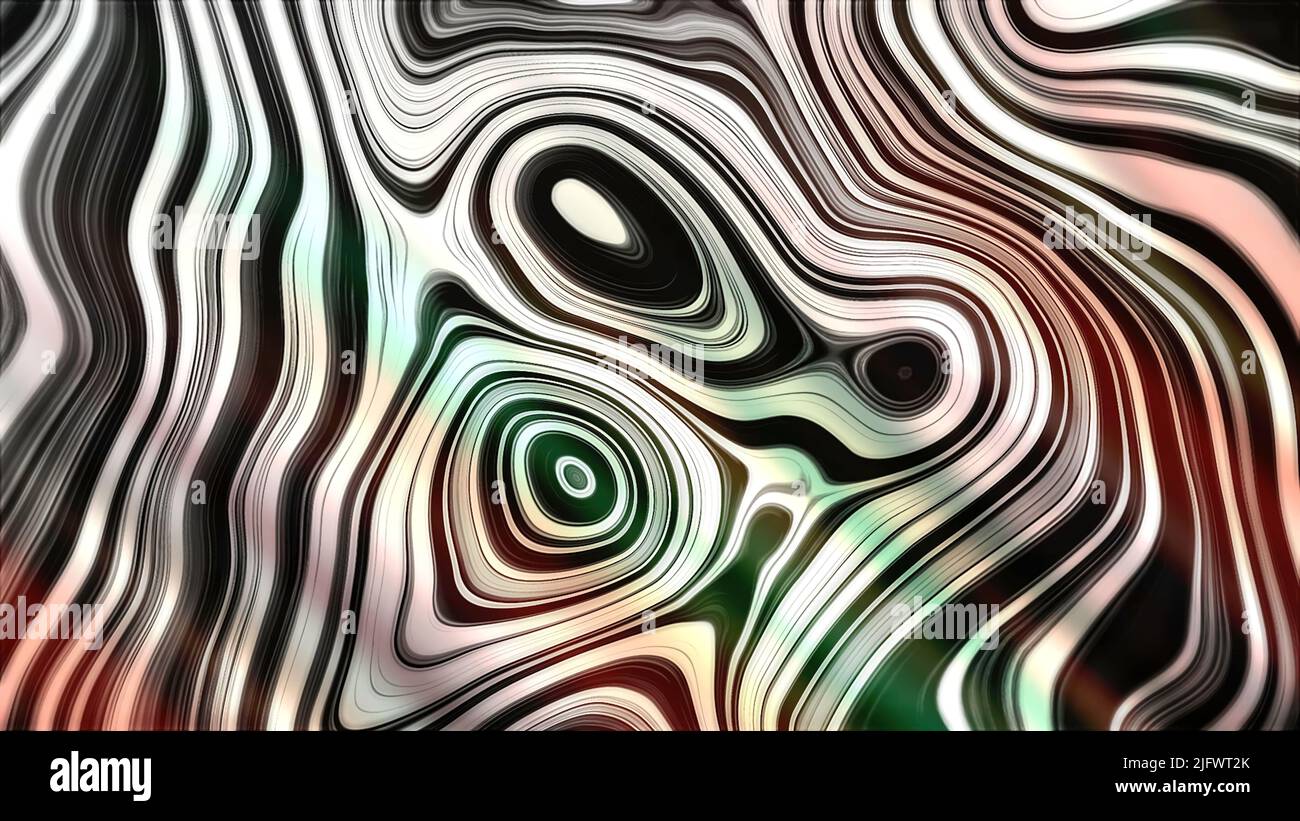 Green and red light flares on the background of round shapes ...