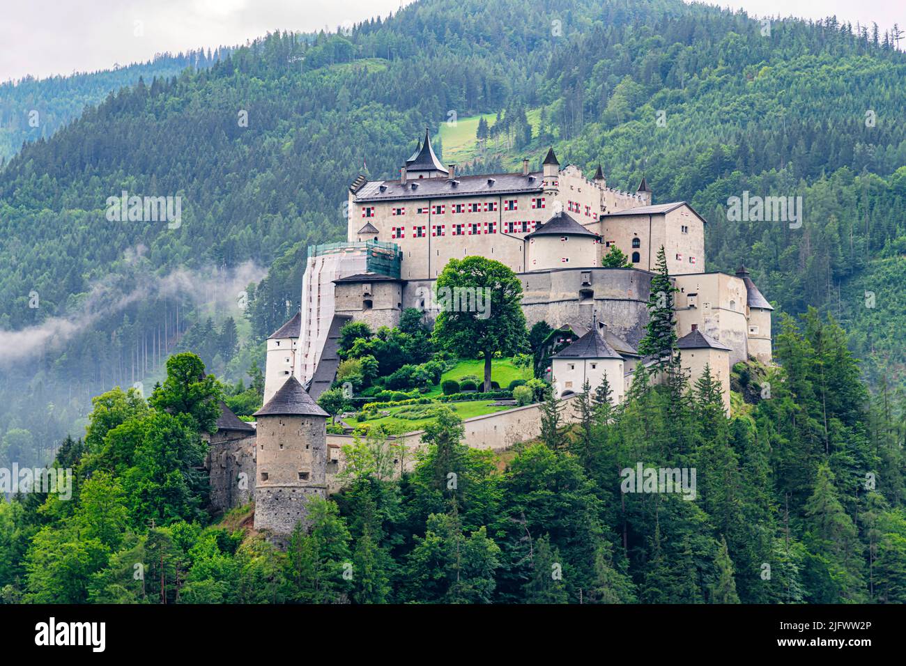 Hohenwerfen Castle is a fortification that had a fundamental strategic ...