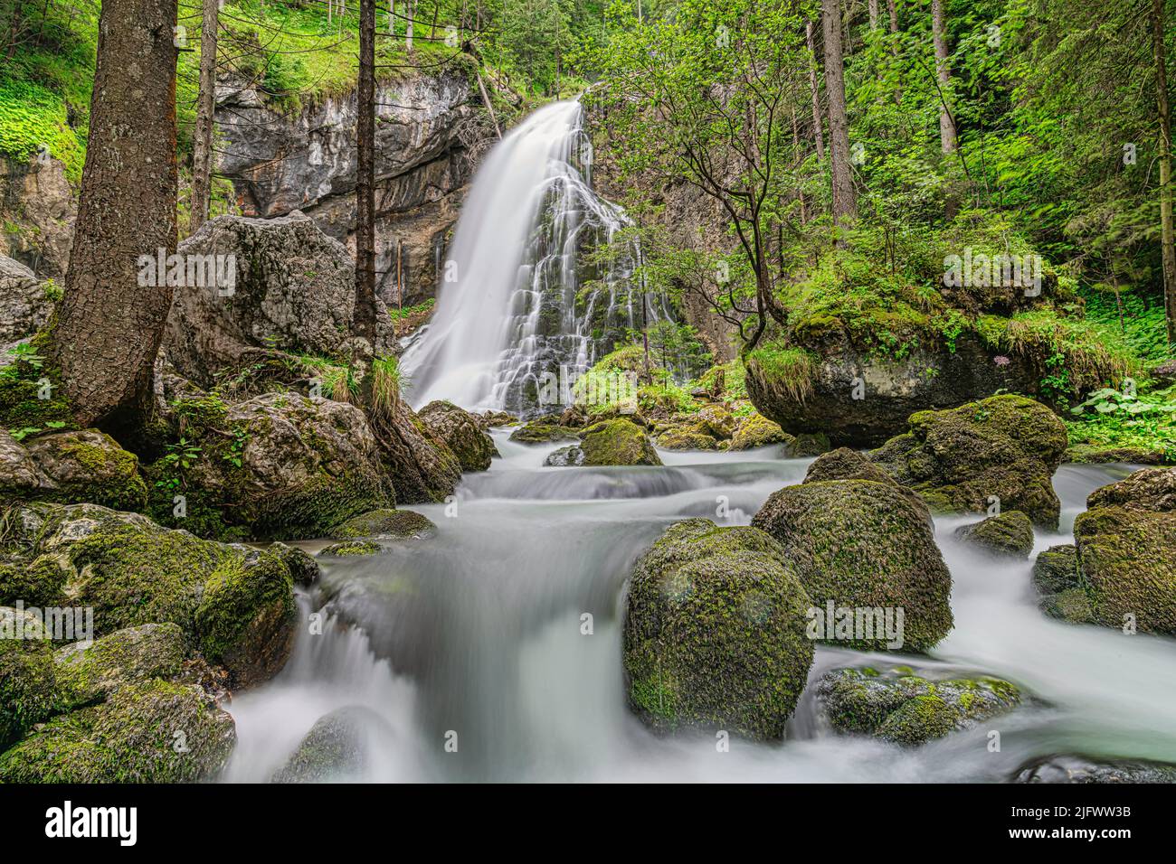 Gollinger Waterfall in Golling, Austria Stock Photo - Alamy