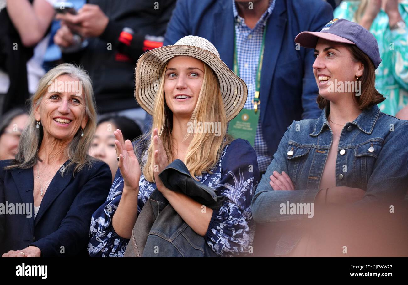 Louise Jacobi after watching boyfriend Cameron Norrie win his Gentlemen ...