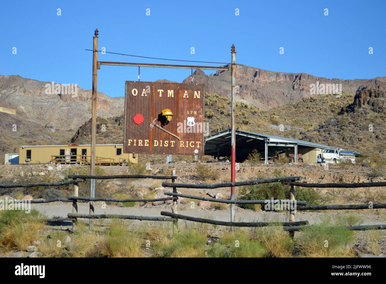 Oatman arizona usa sign hi-res stock photography and images - Alamy