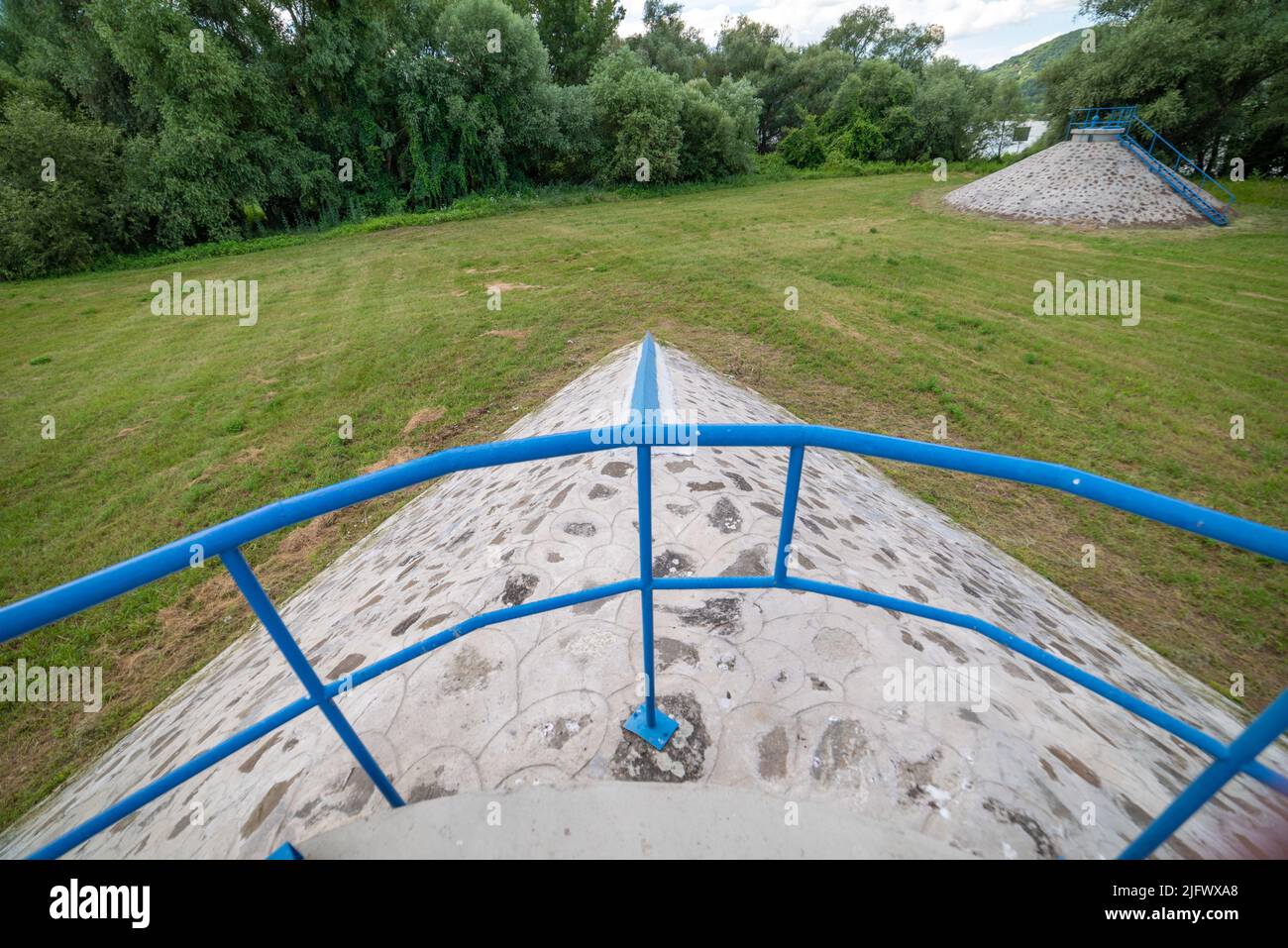 wells near Danube producing drinking water Stock Photo - Alamy