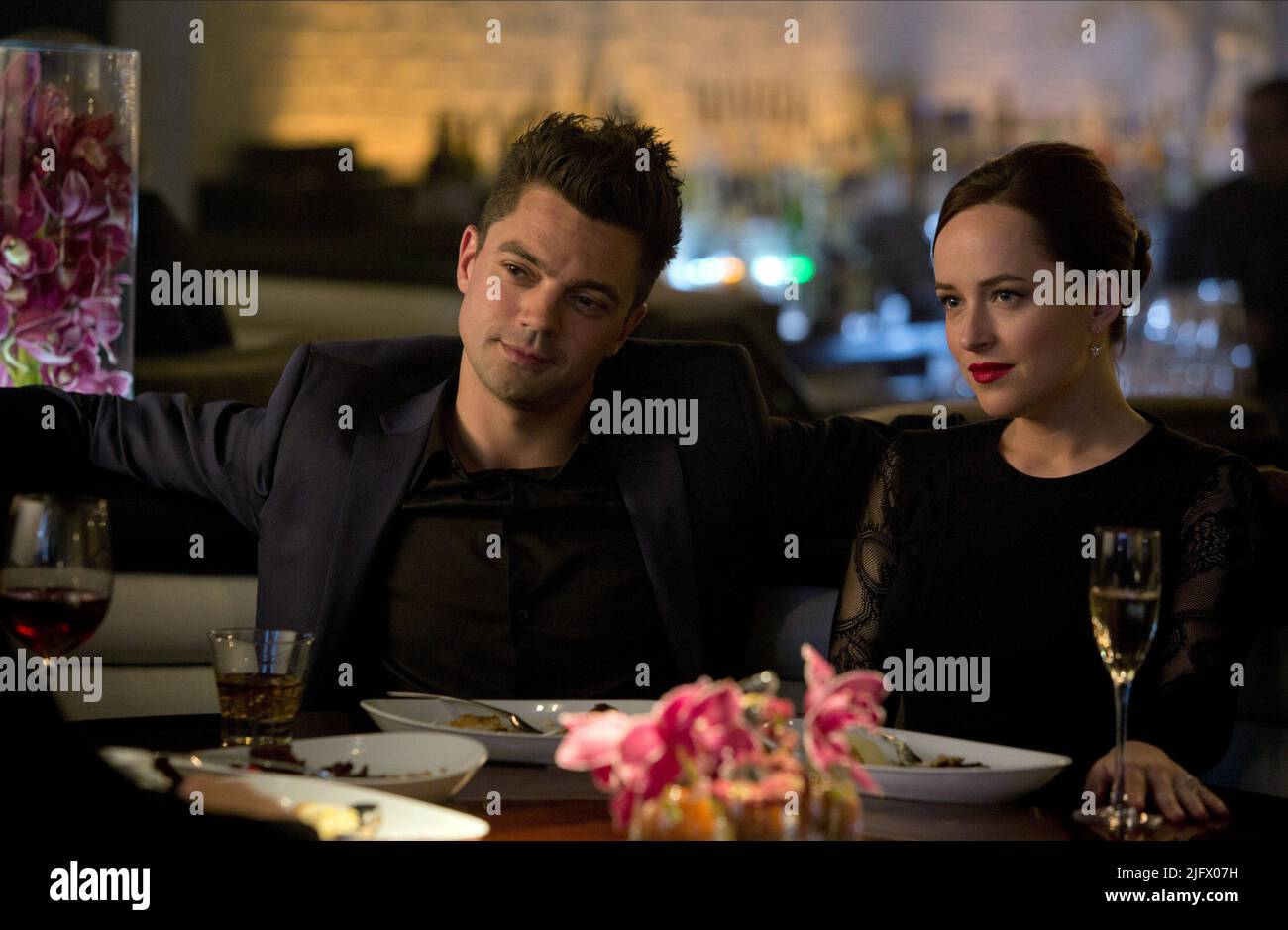 DOMINIC COOPER, DAKOTA JOHNSON, NEED FOR SPEED, 2014 Stock Photo - Alamy